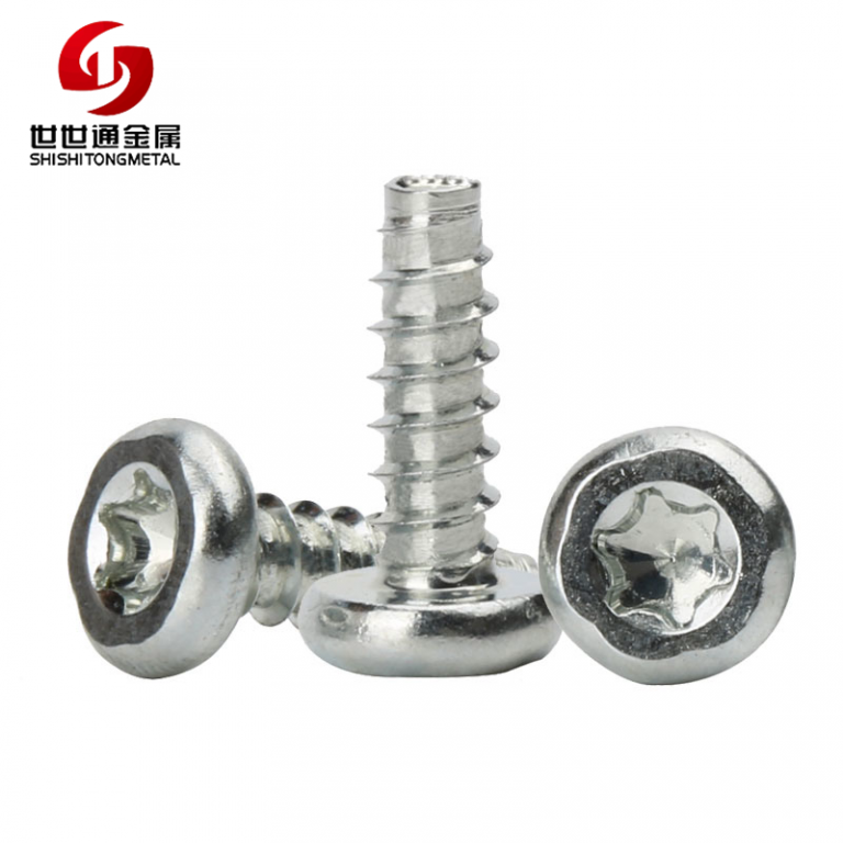 T25 Screw, Iron Black Zinc Plated Countersunk Head Torx Screw