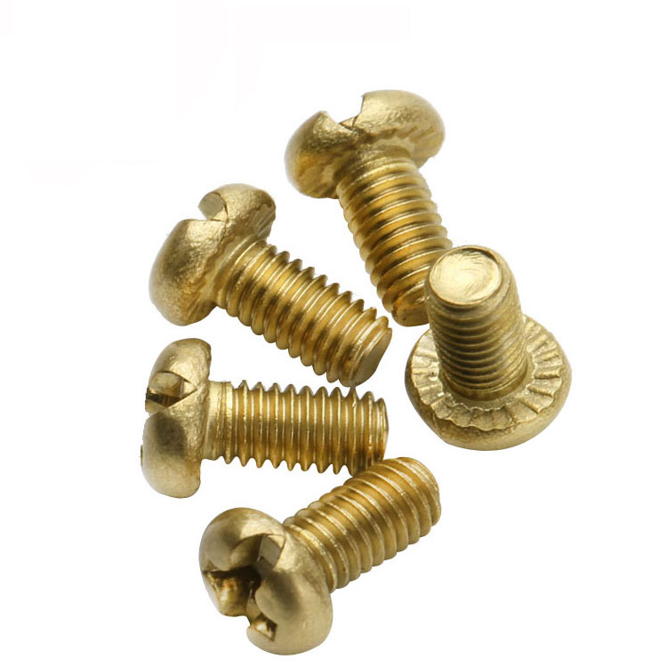 Brass Coating Screw,Phillips Slot Screw,Pan Head Screw