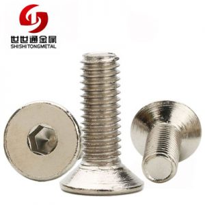 Stainless Steel Flat Head Screw ,Hexagon Flat Head Screw