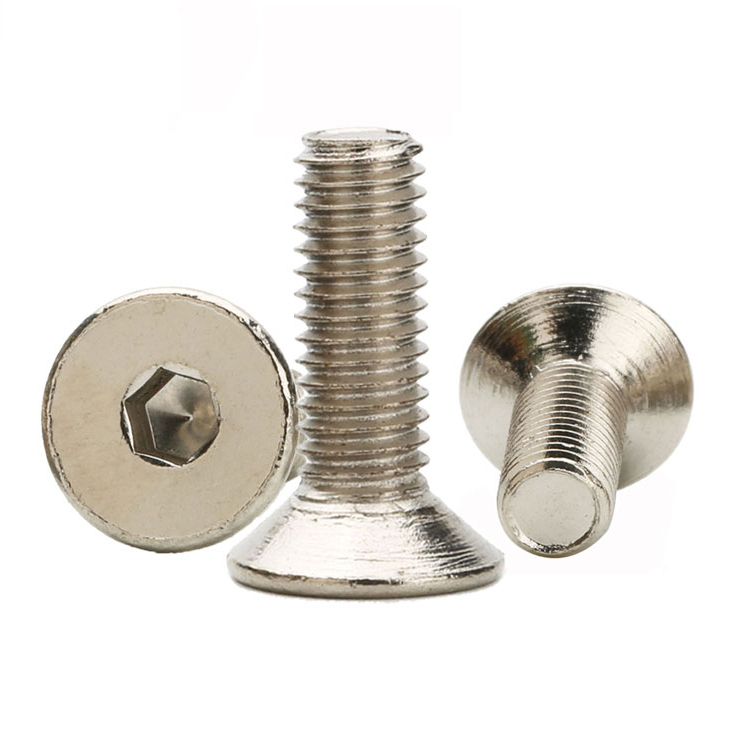 Stainless Steel Flat Head Screw ,Hexagon Flat Head Screw