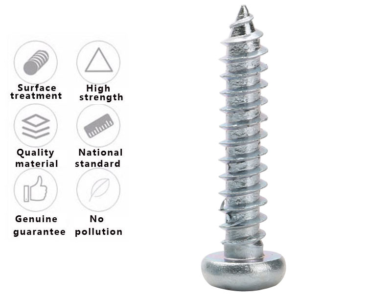 Anti Theft Security Screw, Carbon Steel Pan Head Screw