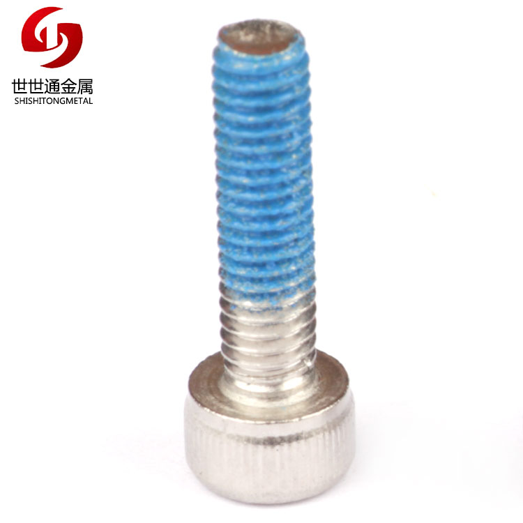 Screws And Bolts - Cup Head Allen Blue Teflon Paste Fastener