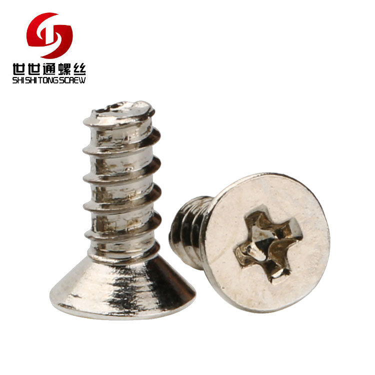 Selection and application of flat head phillips self tapping screw