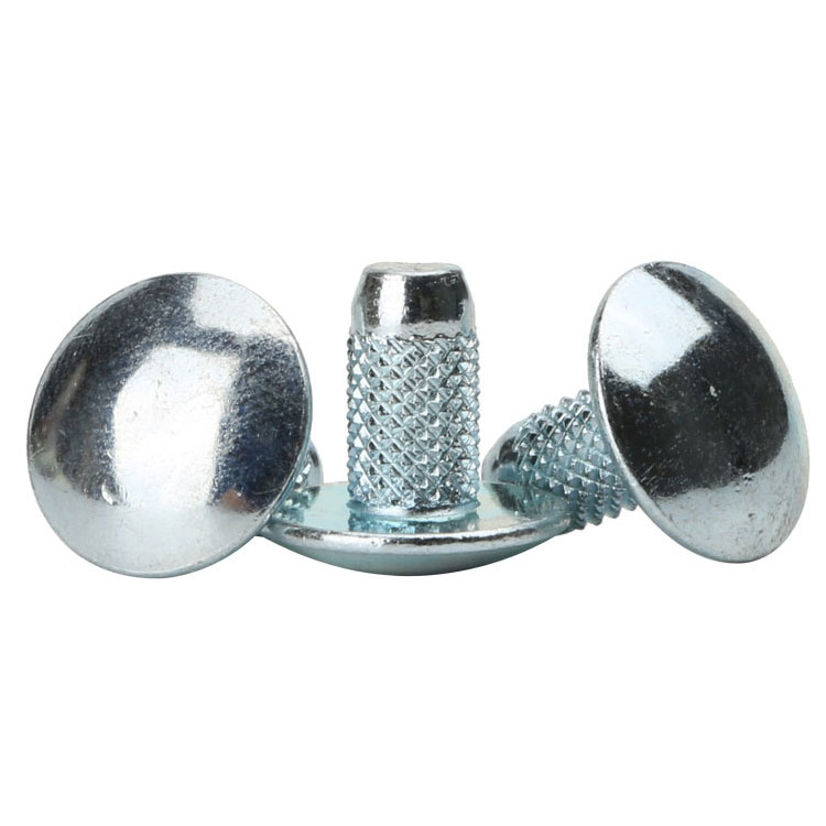 Application of stainless steel hollow rivets and half round rivet